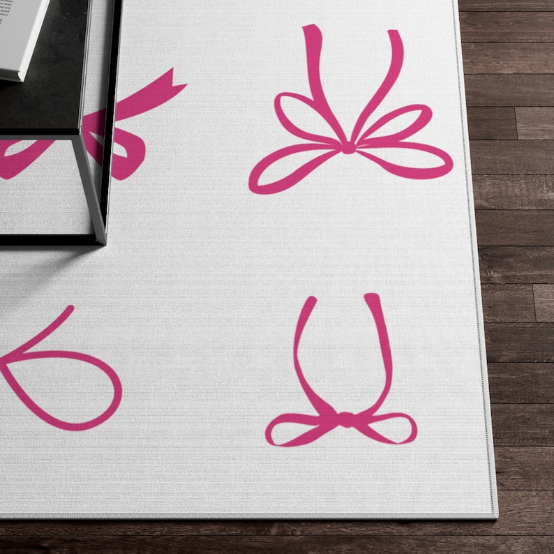 Pink Coquette Room Decor Rug Coquette Room Decor Rug - Etsy