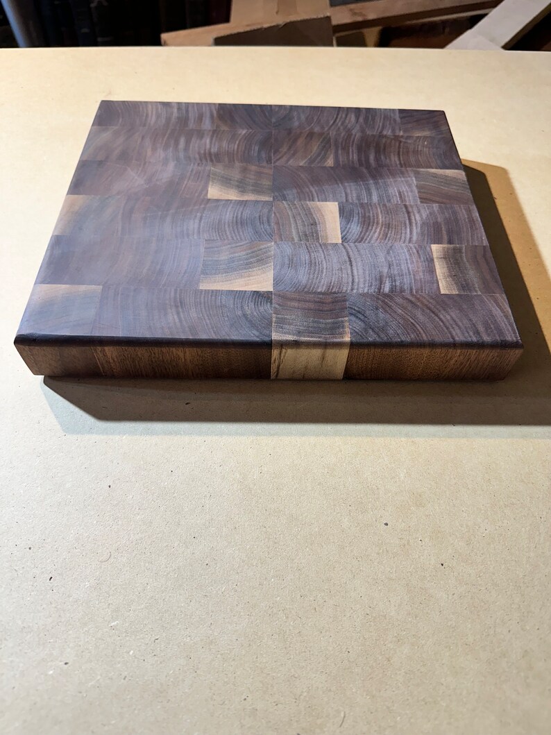 Walnut End Grain Cutting Board - Etsy