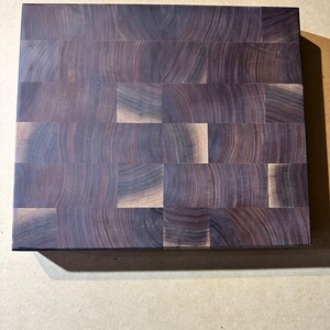 Walnut End Grain Cutting Board - Etsy