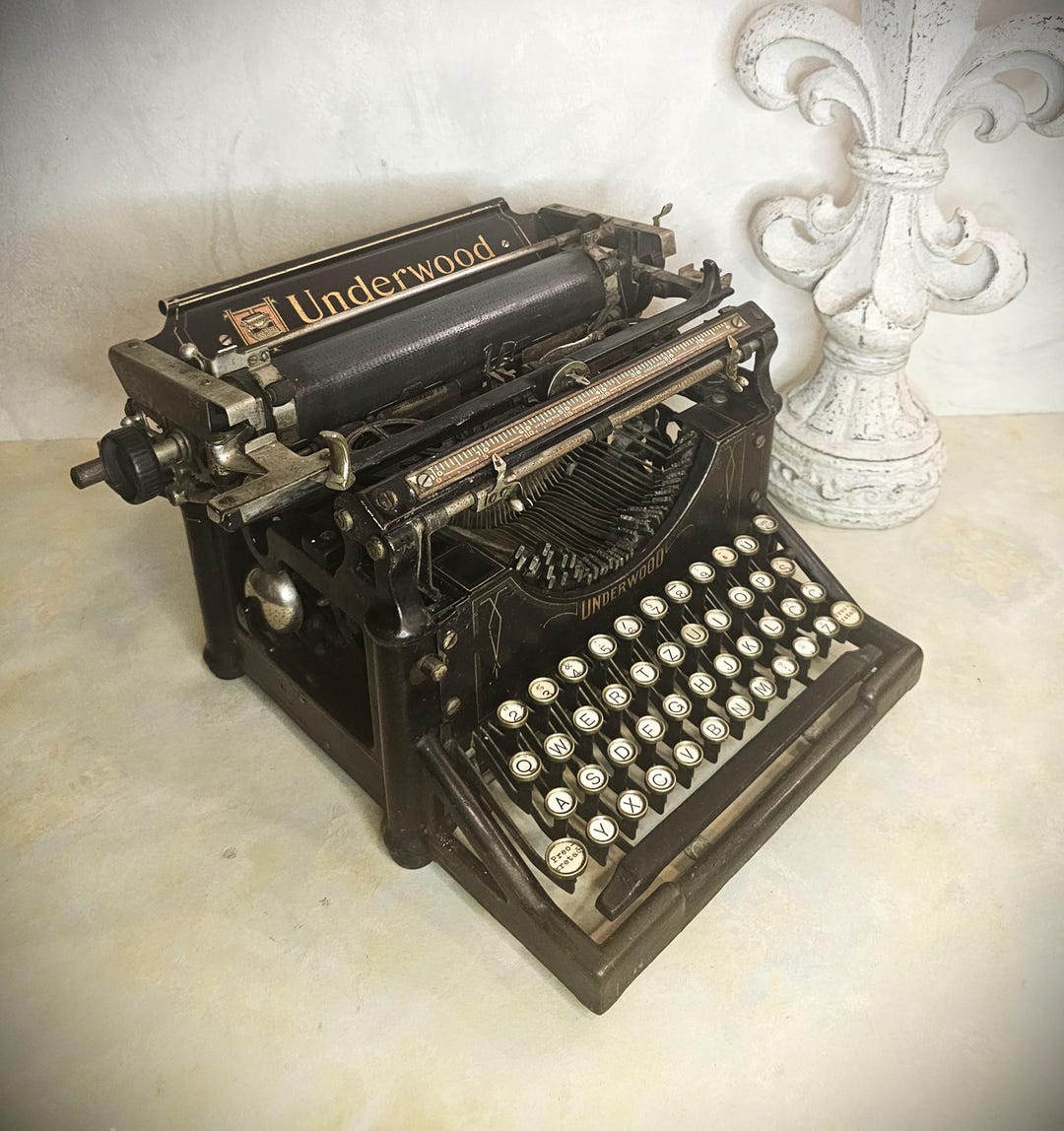Antique Underwood No. 5 Typewriter From 1903. Decoration Only - Etsy