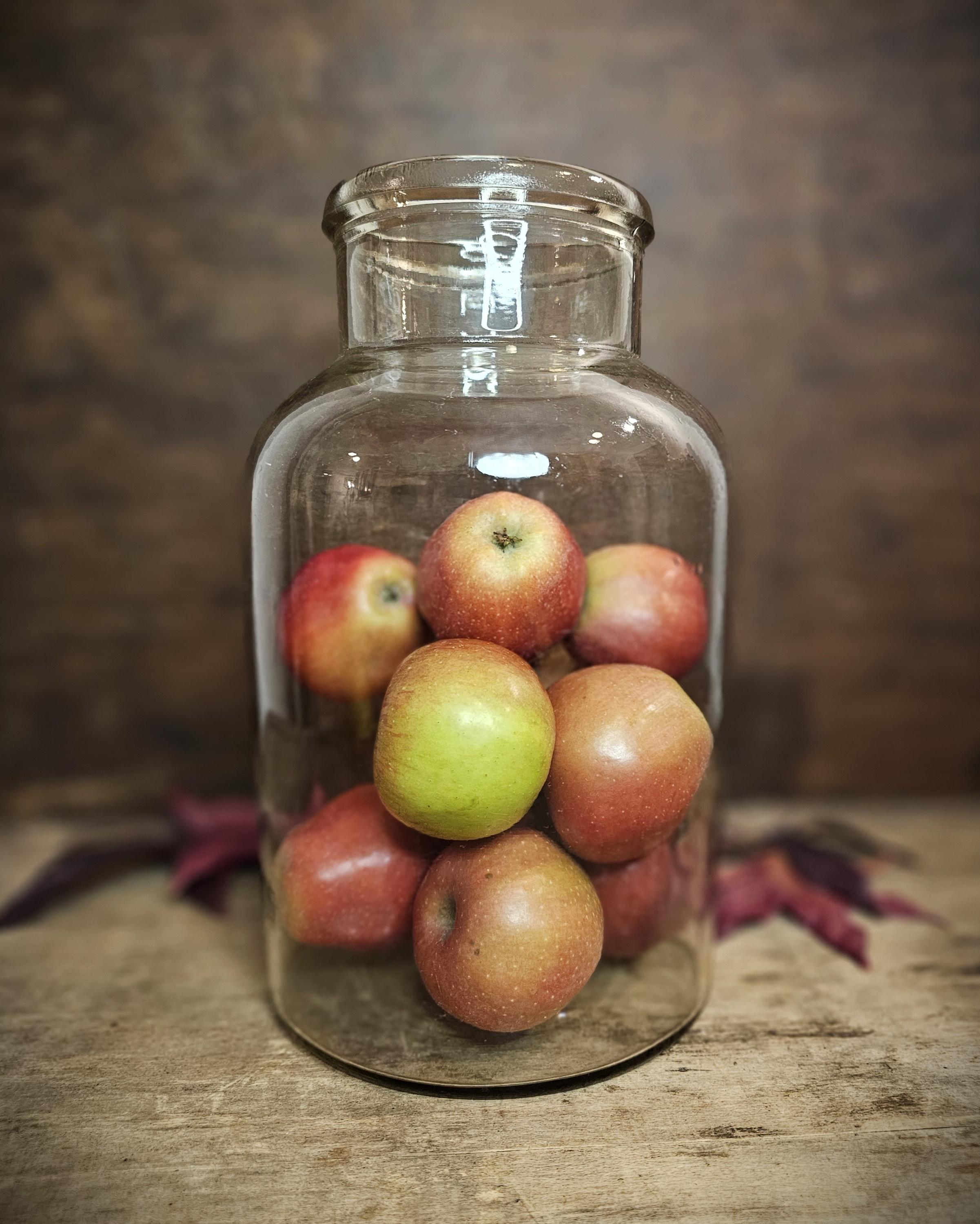 Antique Huge Canning Jar, 4 Liter Old Bubbly Jar, Collectible Glass ...