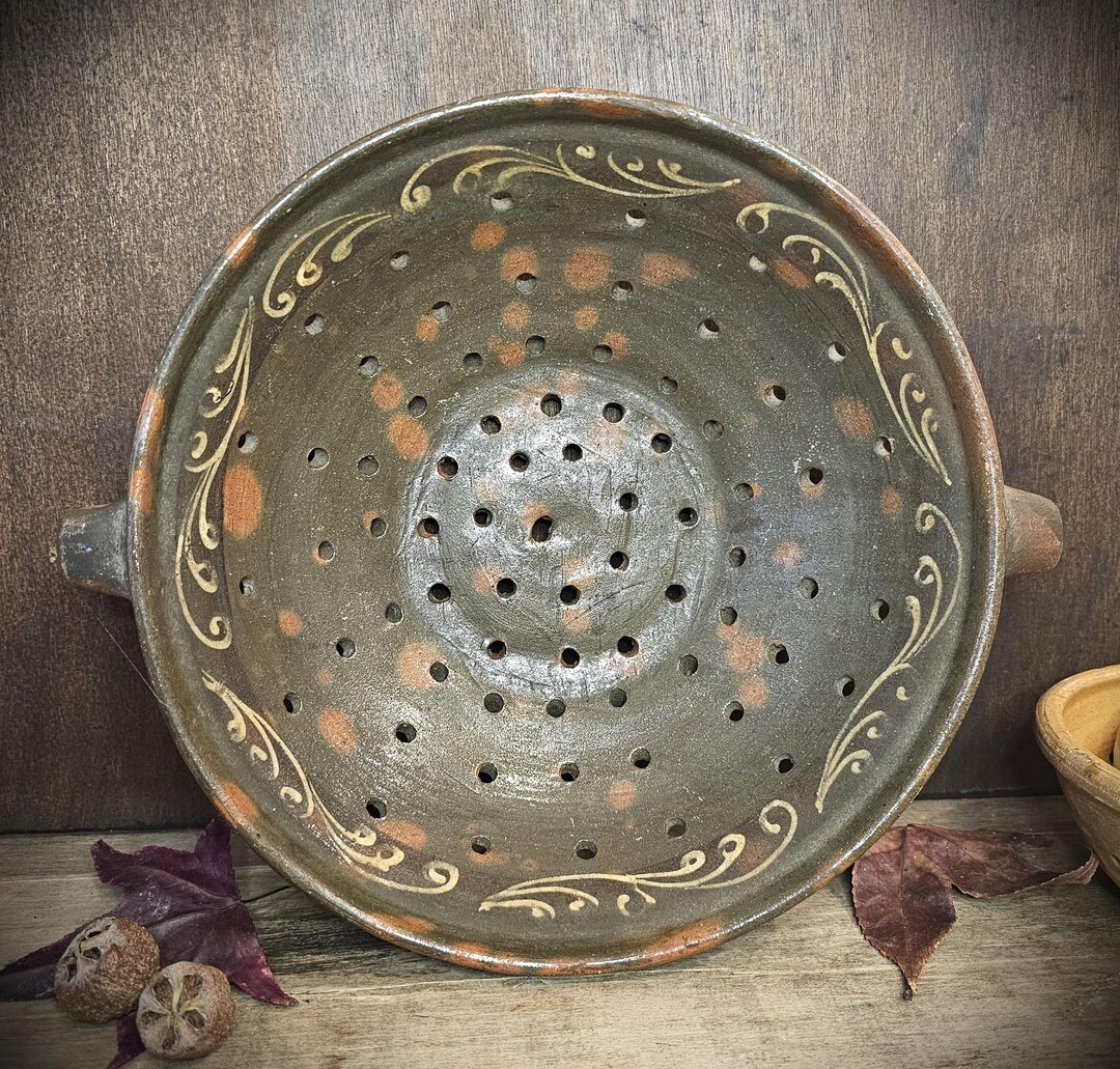 Antique Clay Colander Handmade Pottery Earthen Pot - Etsy