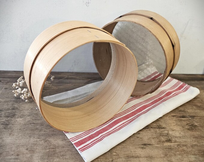 Old Sieve, Antique French Wooden Sieve - Etsy