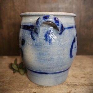 Antique Large Salt Glazed German Westerwald Stoneware Crock 3 Liter Old ...