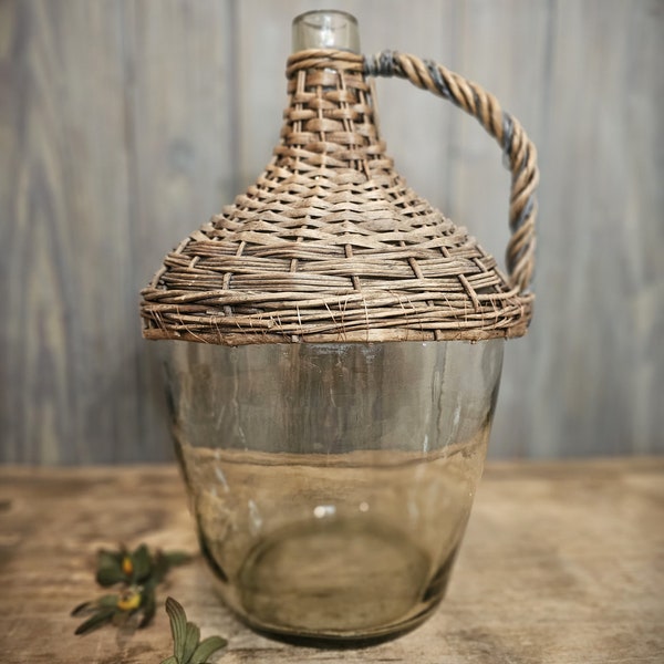 Demijohn Wicker Bottle - Etsy