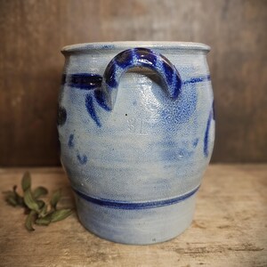 Antique Large Salt Glazed German Westerwald Stoneware Crock 3 Liter Old ...