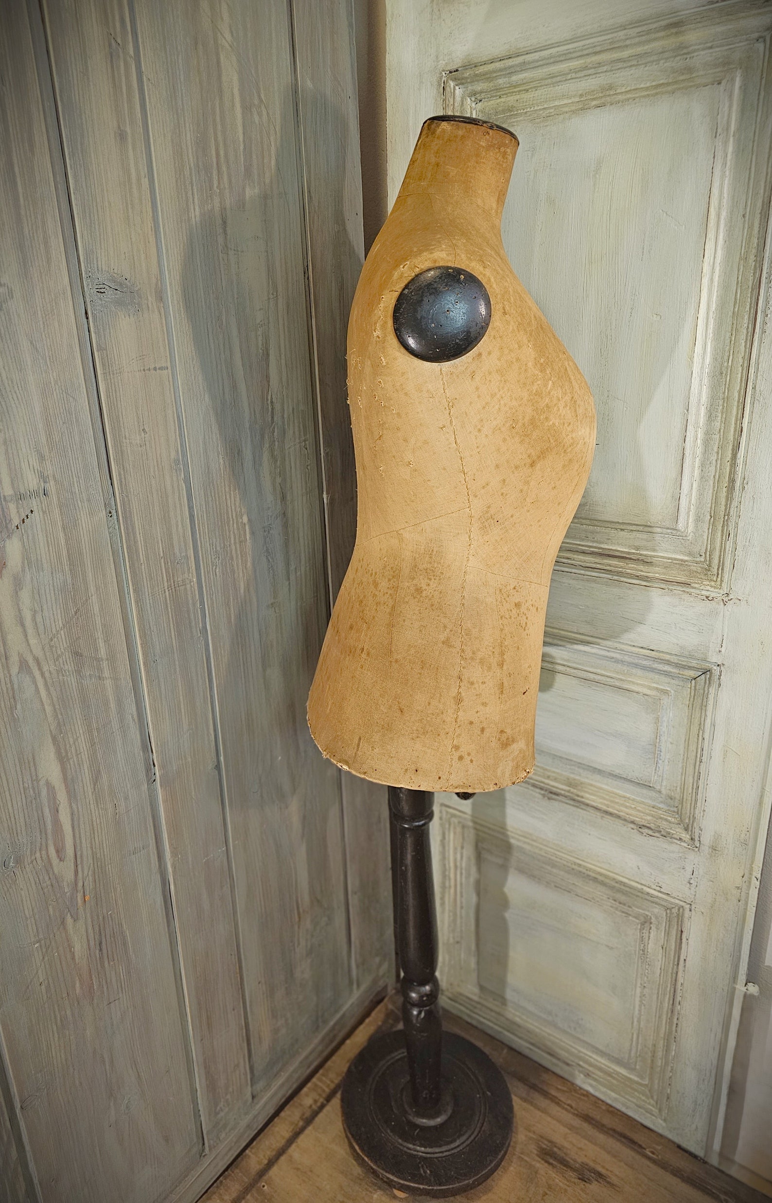 Antique Mannequin Tailors Dummy With Stand Dress Form Shop Display ...