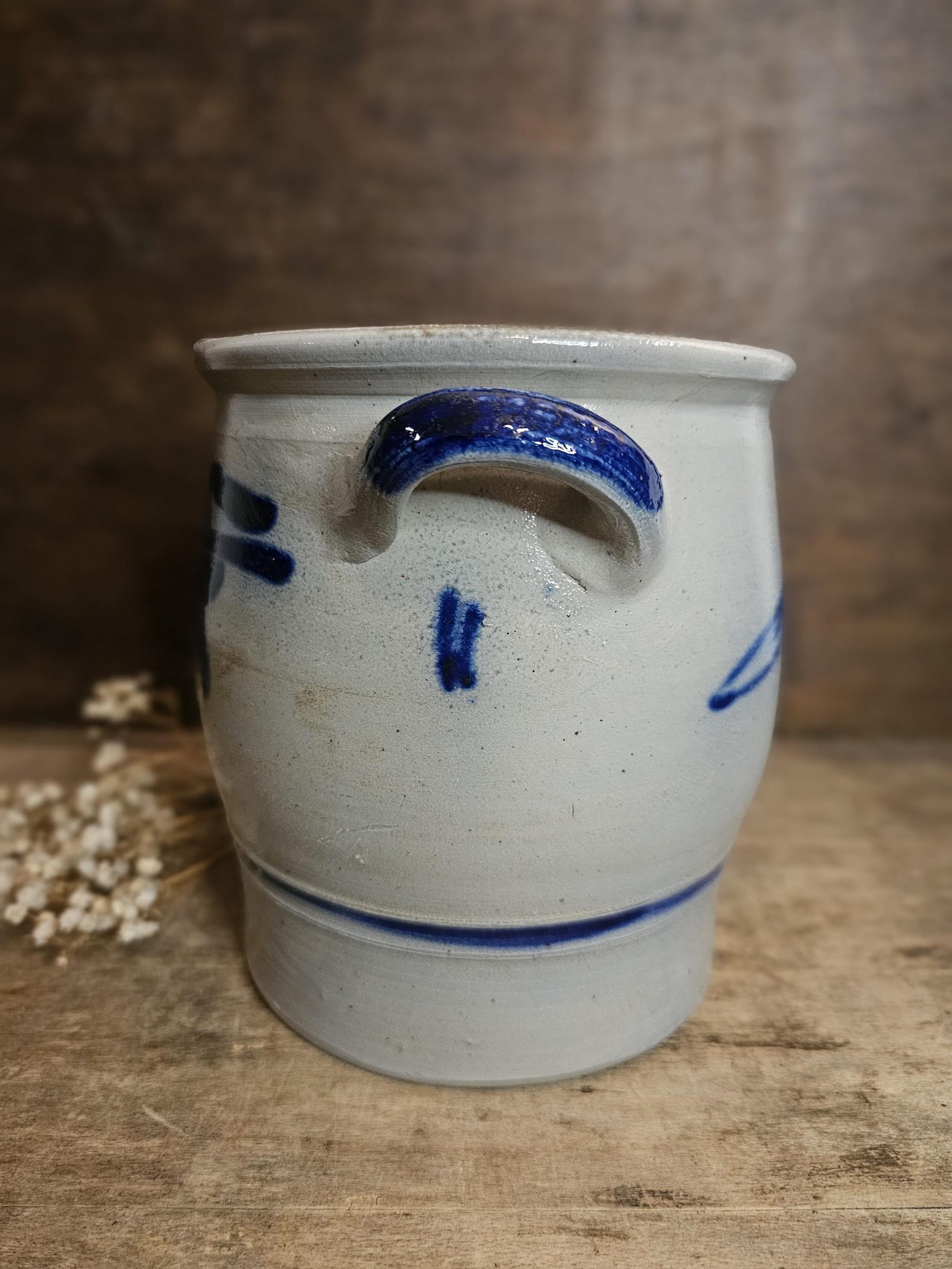 Vintage Salt Glazed German Westerwald Stoneware Crock 2 Liter Old ...