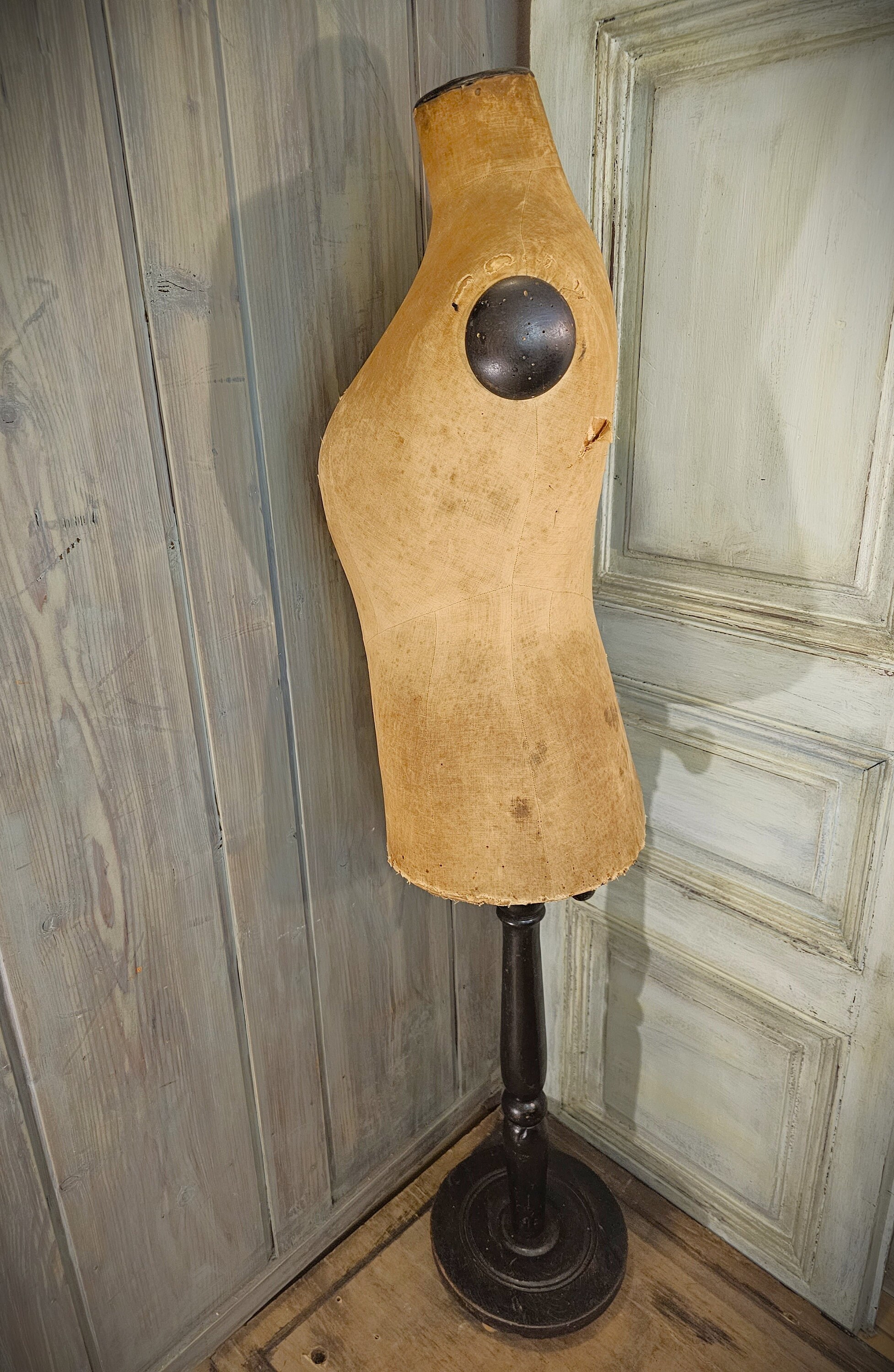 Antique Mannequin Tailors Dummy With Stand Dress Form Shop Display ...