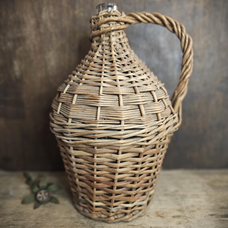 Wicker Bottle - Etsy