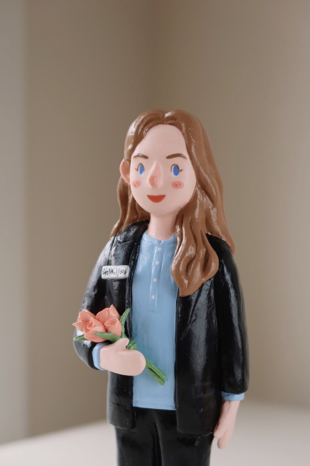 Large Size Personalized Figurines From Photos, Custom Clay Single ...
