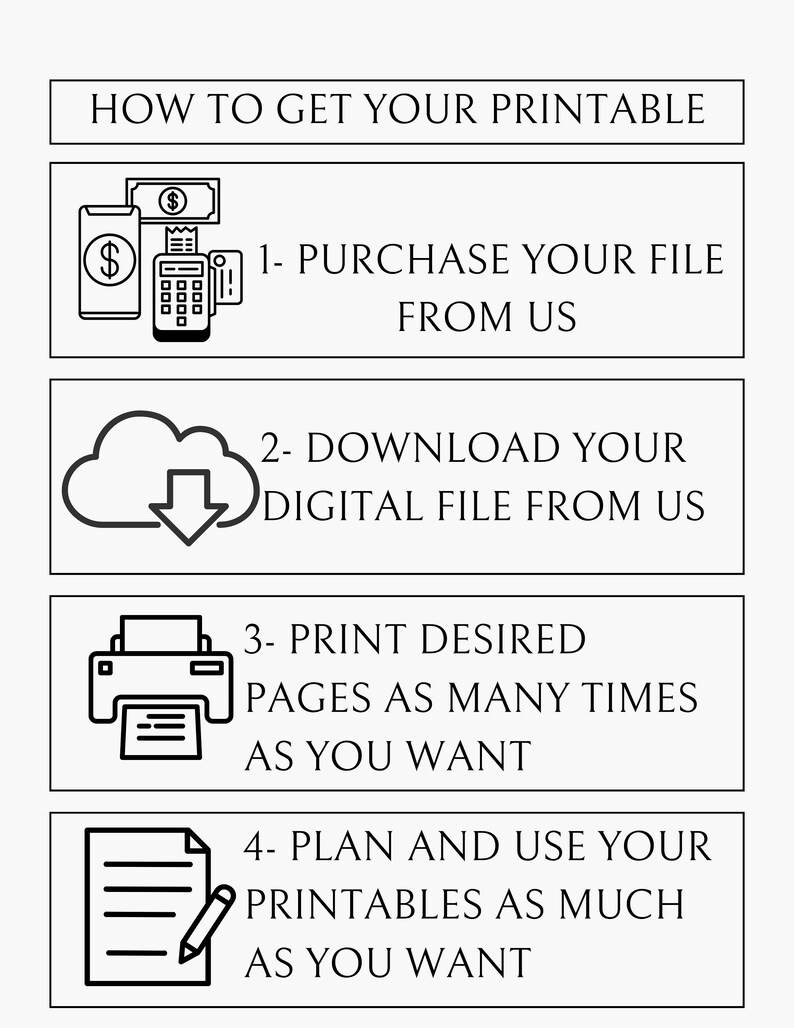 Financial Planner Printables, Printables, Printable Financial Tracker ...