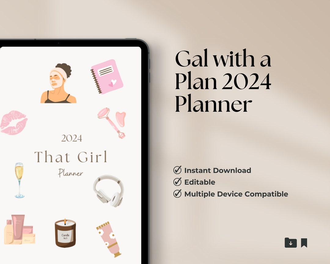 That Girl Digital Planner 2024 GWAP EDITION iPad Planner Goodnotes ...