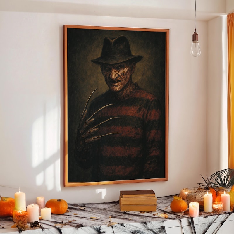 Horror Character Poster - Etsy