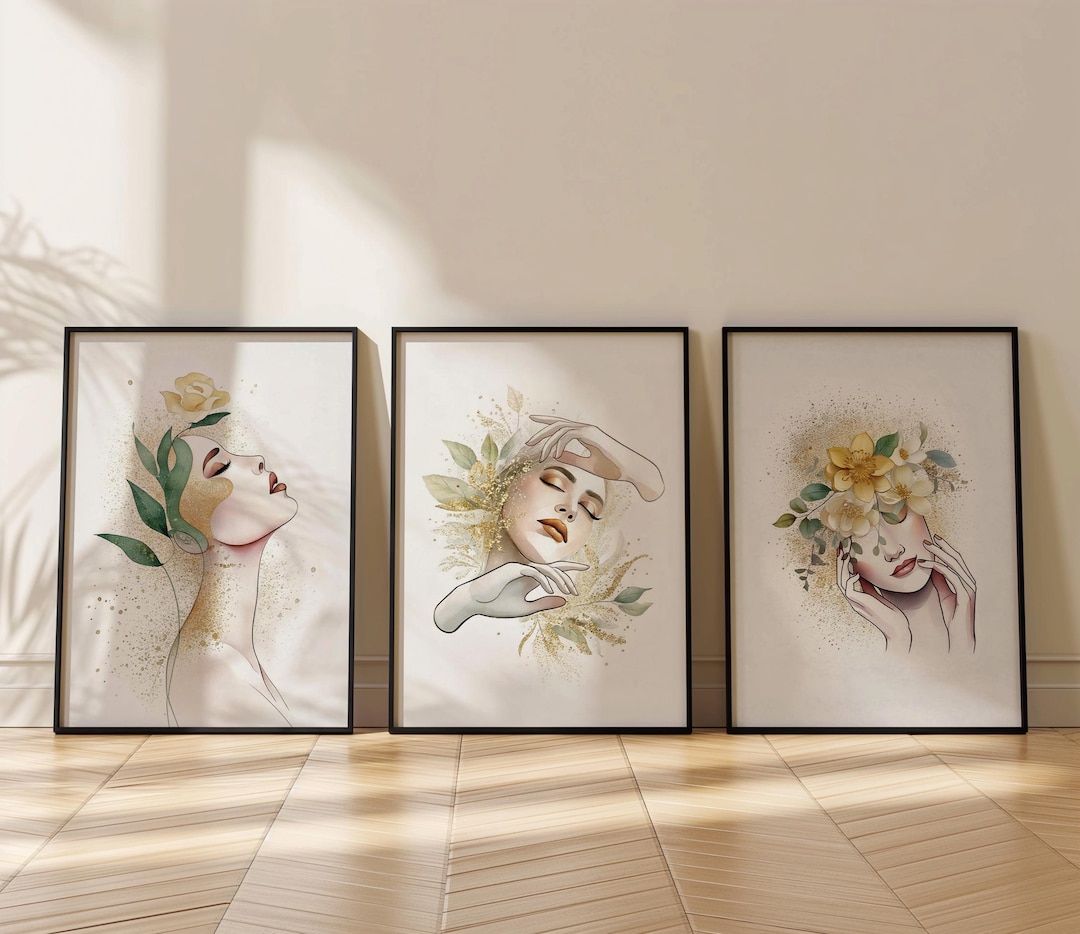 Beauty Salon Decor,set of 3,digital Printable,wellness Center Decor ...