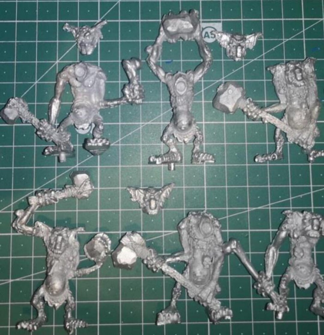 Orcs and Goblins 6x Stone Trolls Limited Sale Warhammer Fantasy ...