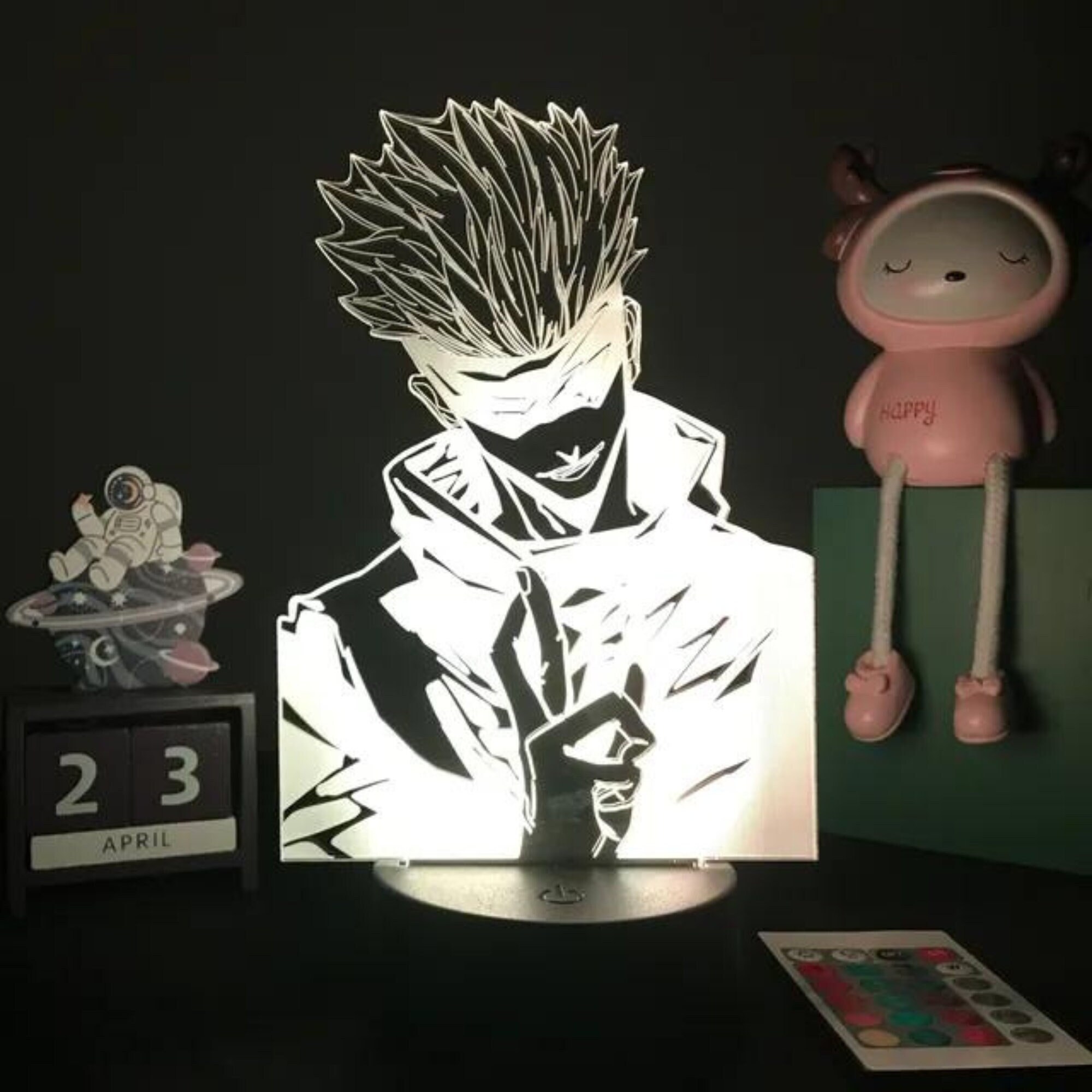 Satoru Gojo Jujutsu Kaisen Anime Night Light, Gojo LED Lamp, JJK Themed ...