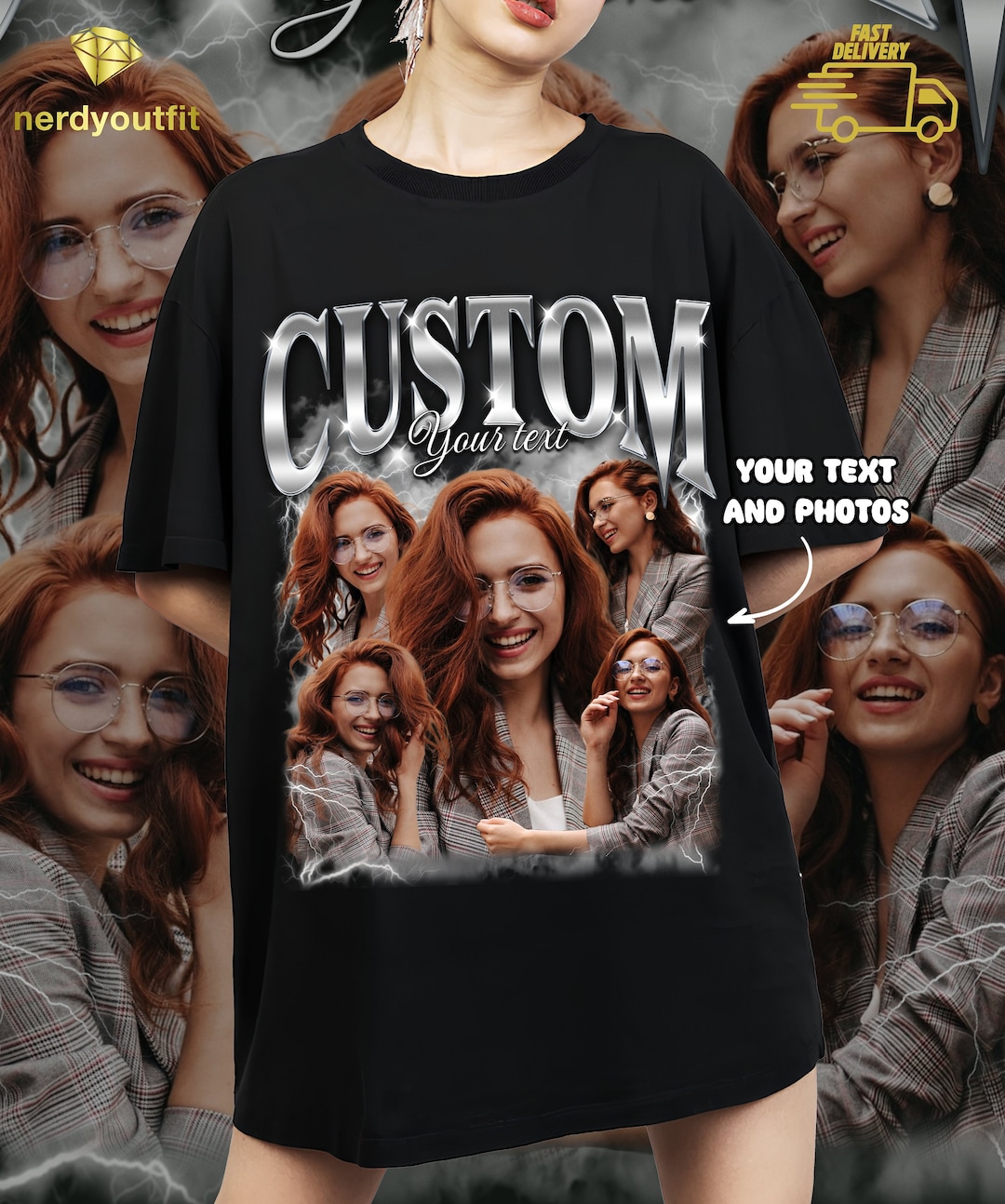 Custom Pictures Bootleg Rap T-shirt, Get Your Personalized Rap T-shirt ...