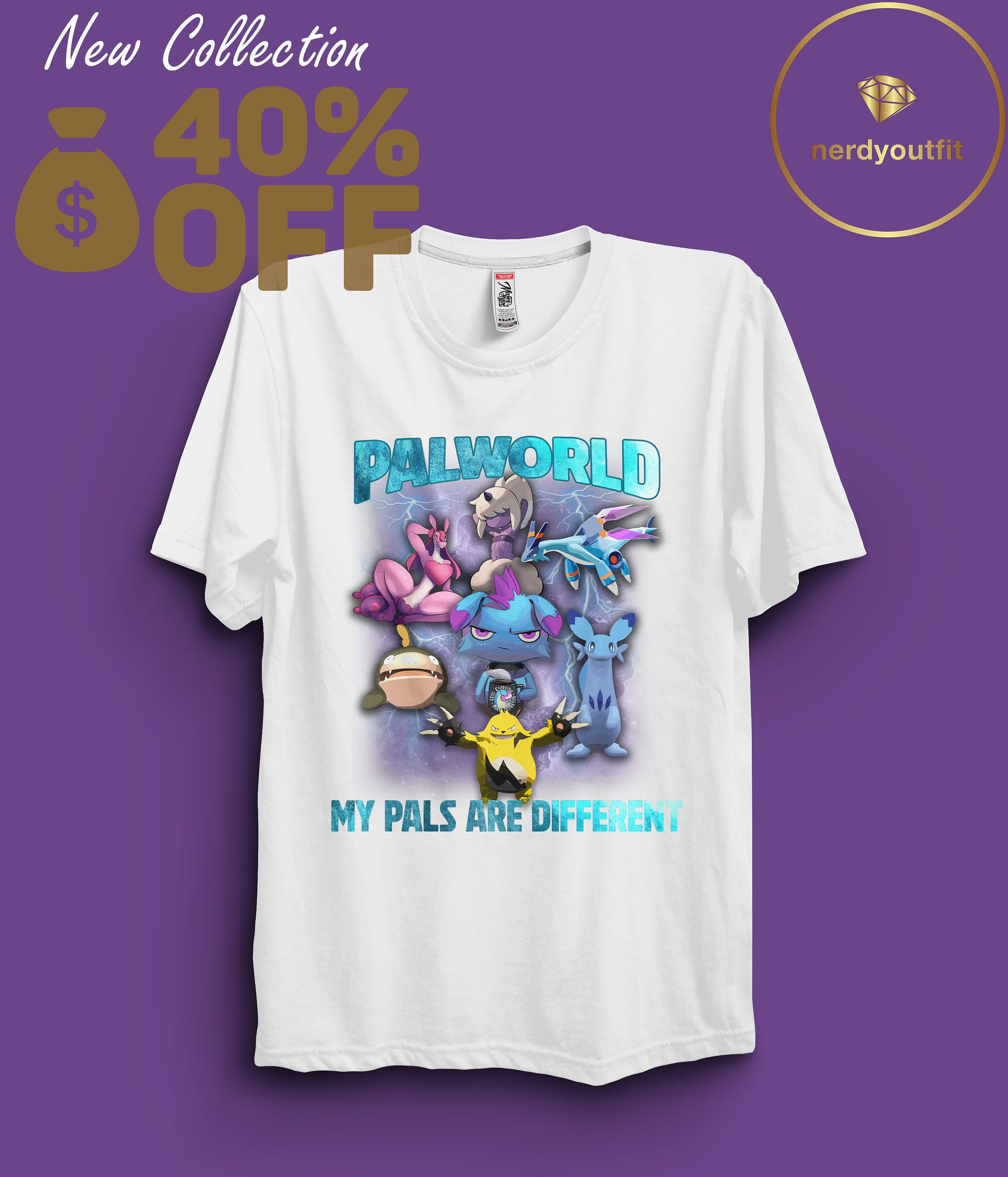 Palworld Shirt, Palworld 90s Bootleg Tshirt, Palworld Retro Tshirt ...