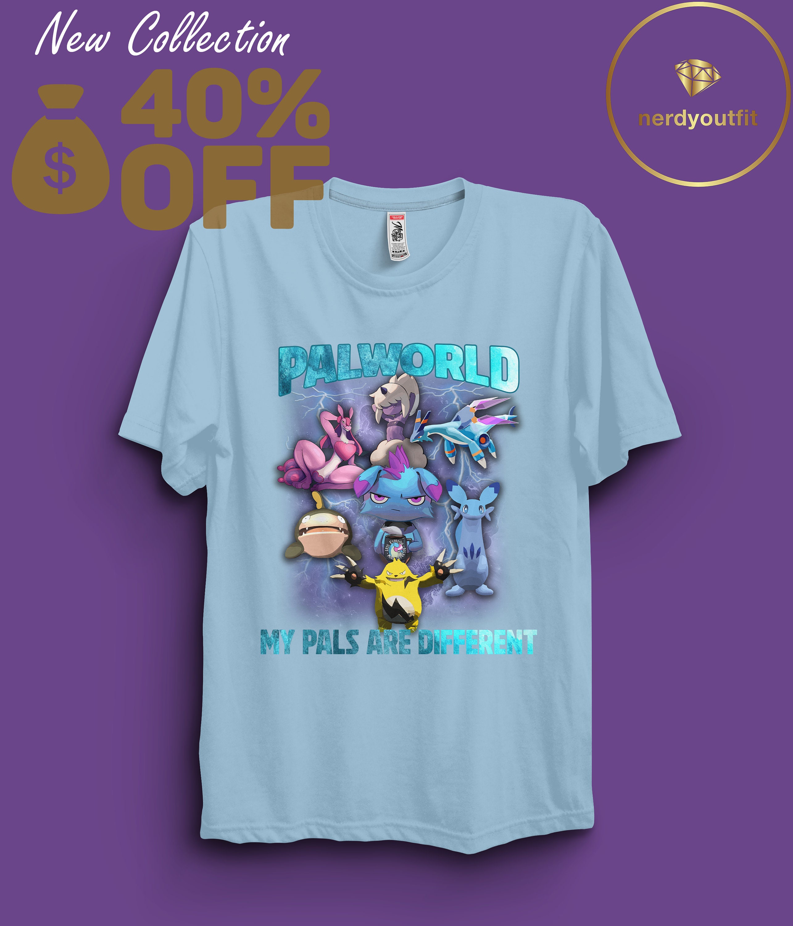 Palworld Shirt, Palworld 90s Bootleg Tshirt, Palworld Retro Tshirt ...