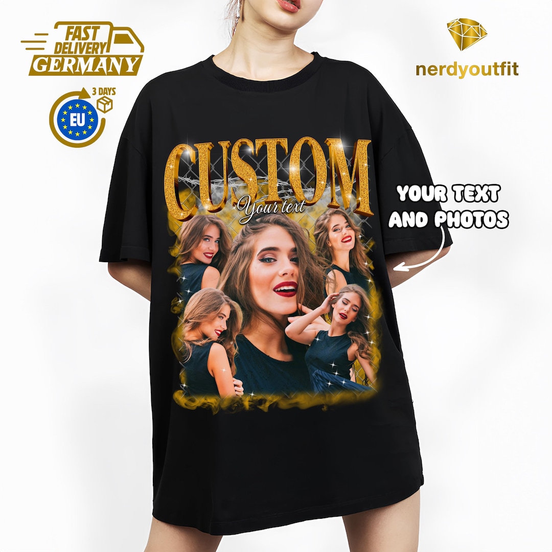 Get Your Personalized Bootleg Rap Tee, Unisex Custom Bootleg T-shirt ...