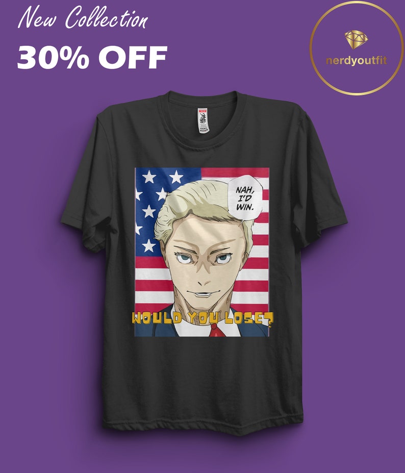 Nah Id Win, Jujutsu Kaisen Shirt, Gojo, Lobotomy Kaisen, Nah Id Win ...