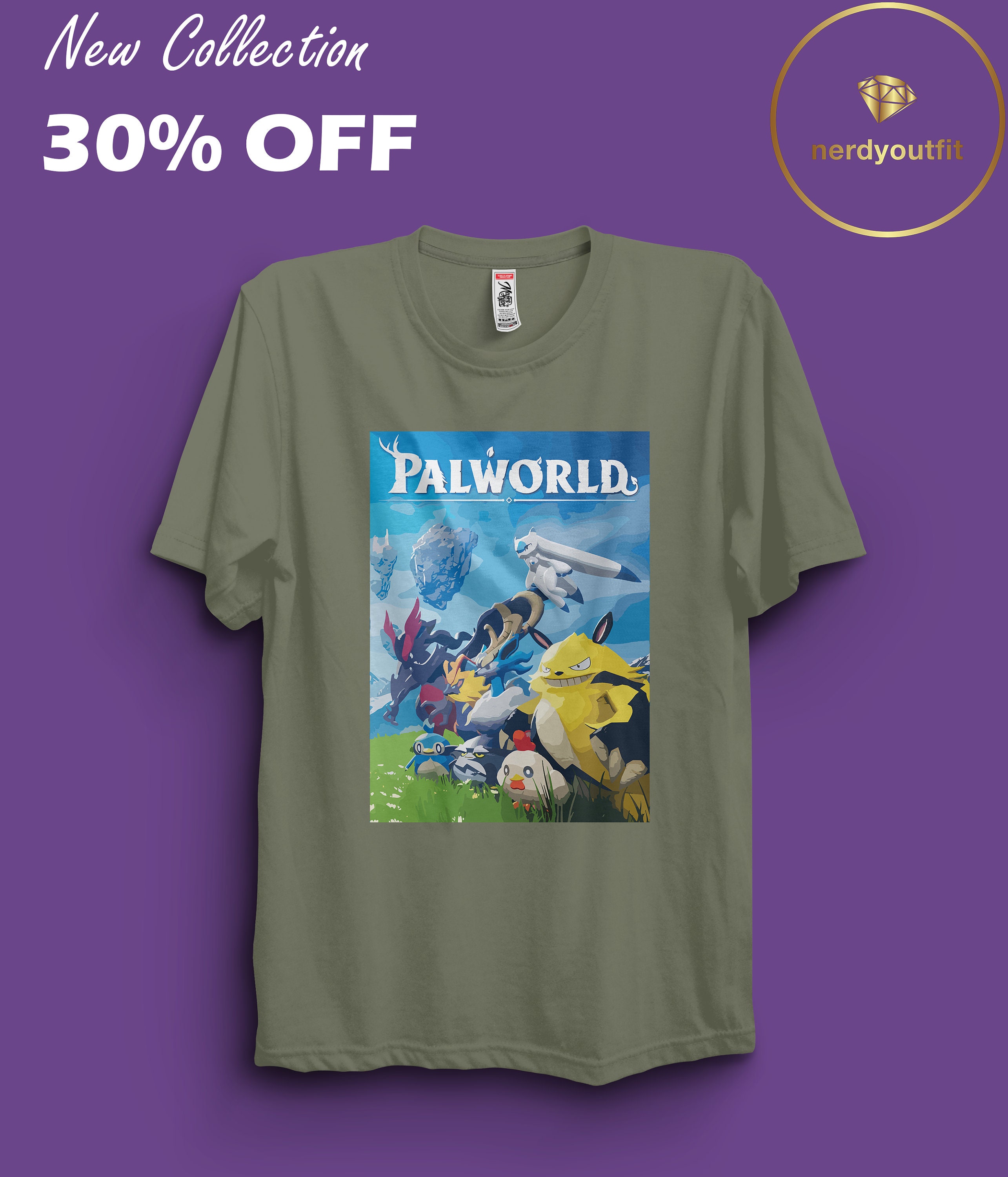 Camiseta de palworld, portada de palworld, camisa de palworld, juego de ...