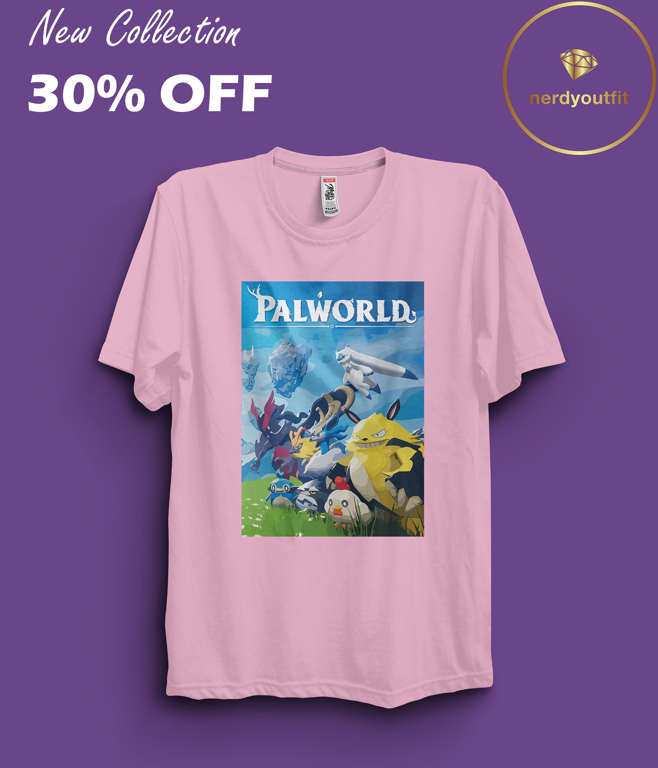 Camiseta de palworld, portada de palworld, camisa de palworld, juego de ...