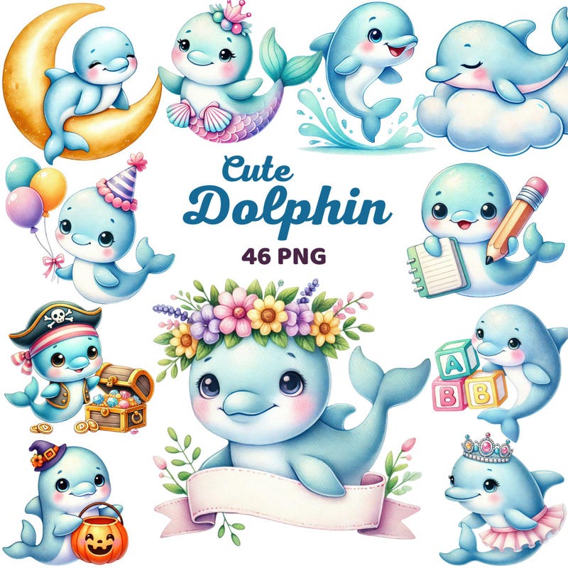 Digital Dolphin Art - Etsy - Page 4