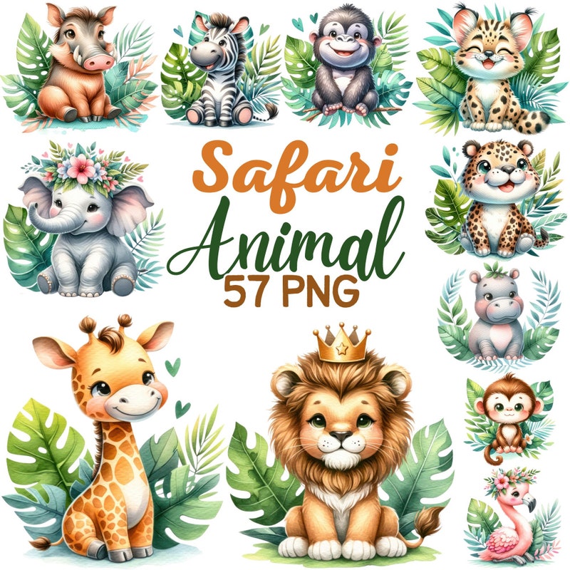 Cute Safari Png - Etsy