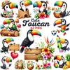 Toucan Clipart Tropical Bird Graphics Jungle Clip Art Instant Download ...