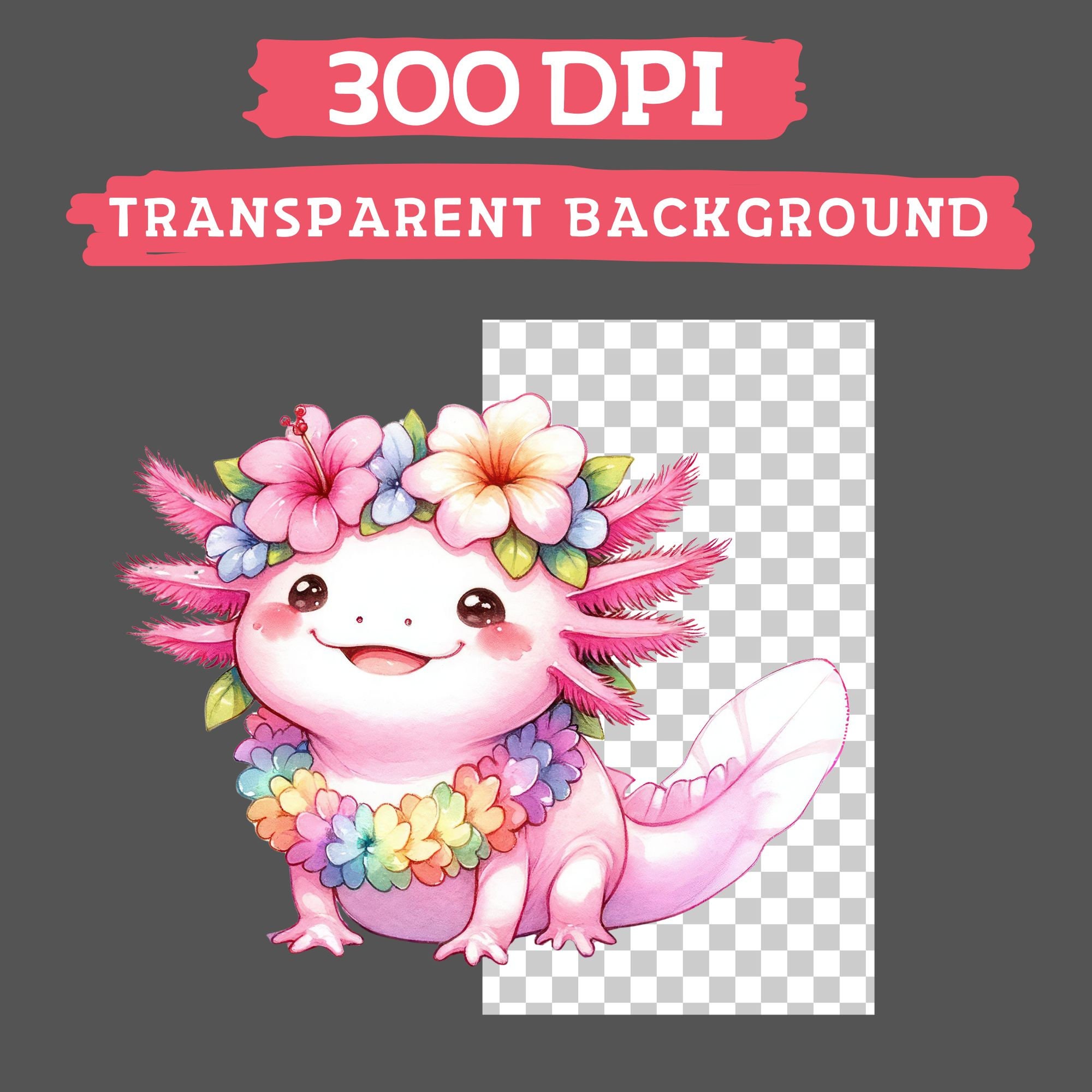 Cute Axolotl Clipart, Watercolor Axolotl Animals Nursery, Axolotl Lover ...
