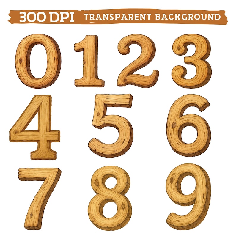 Wooden Alphabet Clipart, Rustic Letters, Nature Forest Lumberjack ...