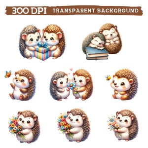 Watercolor Cute Hedgehog Clipart, Spring Summer Hedgehog Sleeping on ...