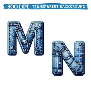 Denim Alphabet, Numbers Denim Letters Png, Denim Jeans Alphabet ...