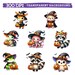 Halloween Animals Clipart, Watercolor Halloween Nursery, Halloween ...
