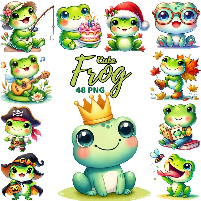 Ribbiting Frogs - Etsy