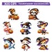 Halloween Animals Clipart, Watercolor Halloween Nursery, Halloween ...