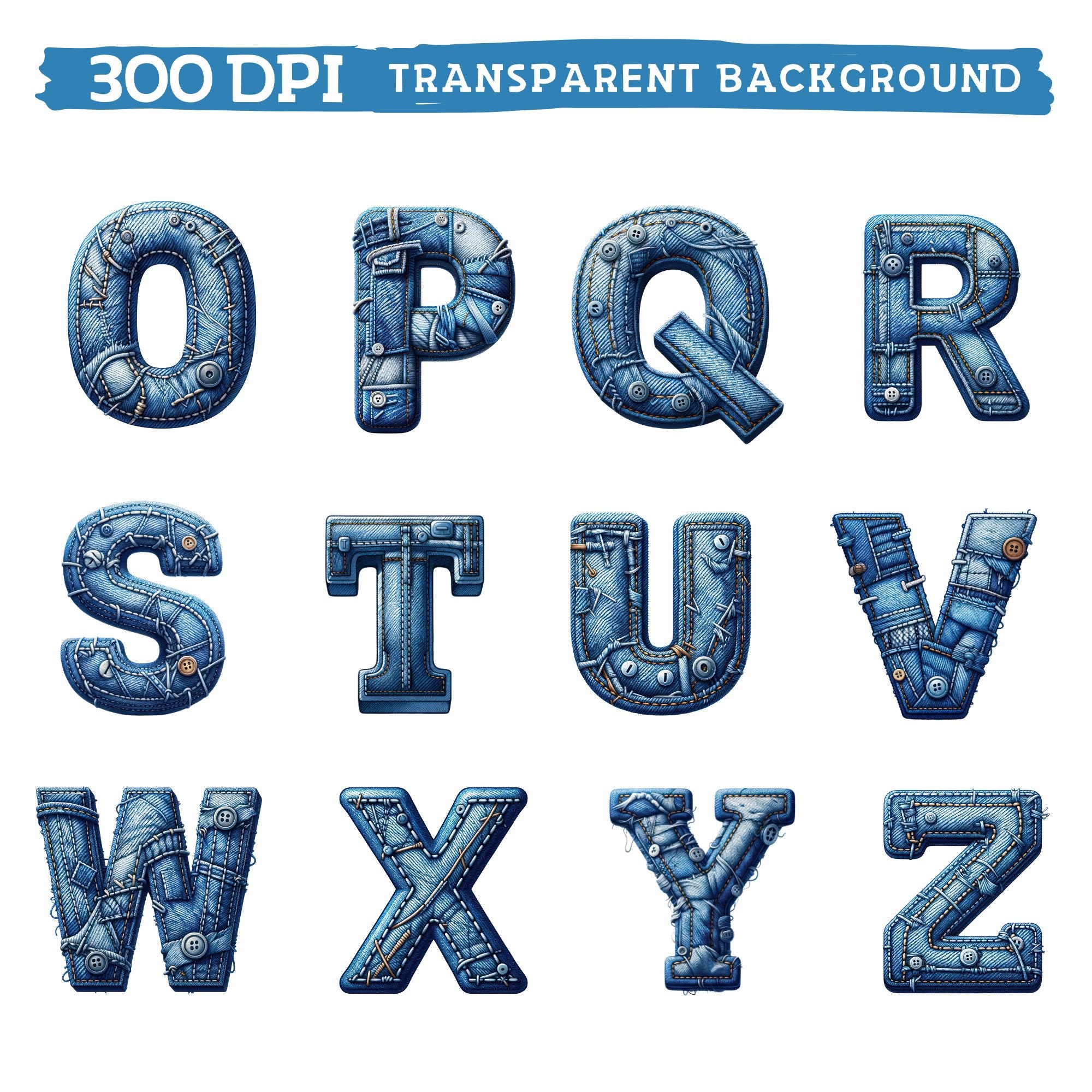 Denim Alphabet, Numbers Denim Letters Png, Denim Jeans Alphabet ...