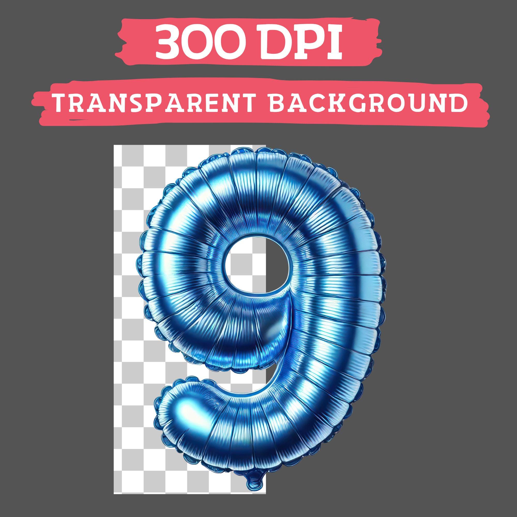Blue Foil Balloon Alphabet, Blue Metallic Letters & Numbers ...