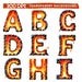 Hot Lava Alphabet Clipart, Hot Magma Letters Number, Molten Fire Letter ...