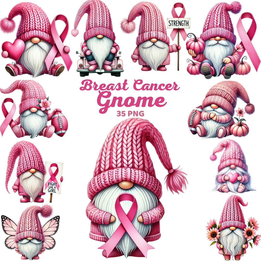 Bookshelf Plushies Fight Cancer Gnomes Plushies Plush Breast Cancer ...