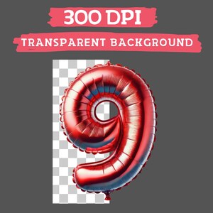 Red Foil Balloon Alphabet, Red Metallic Letters & Numbers, Celebration ...