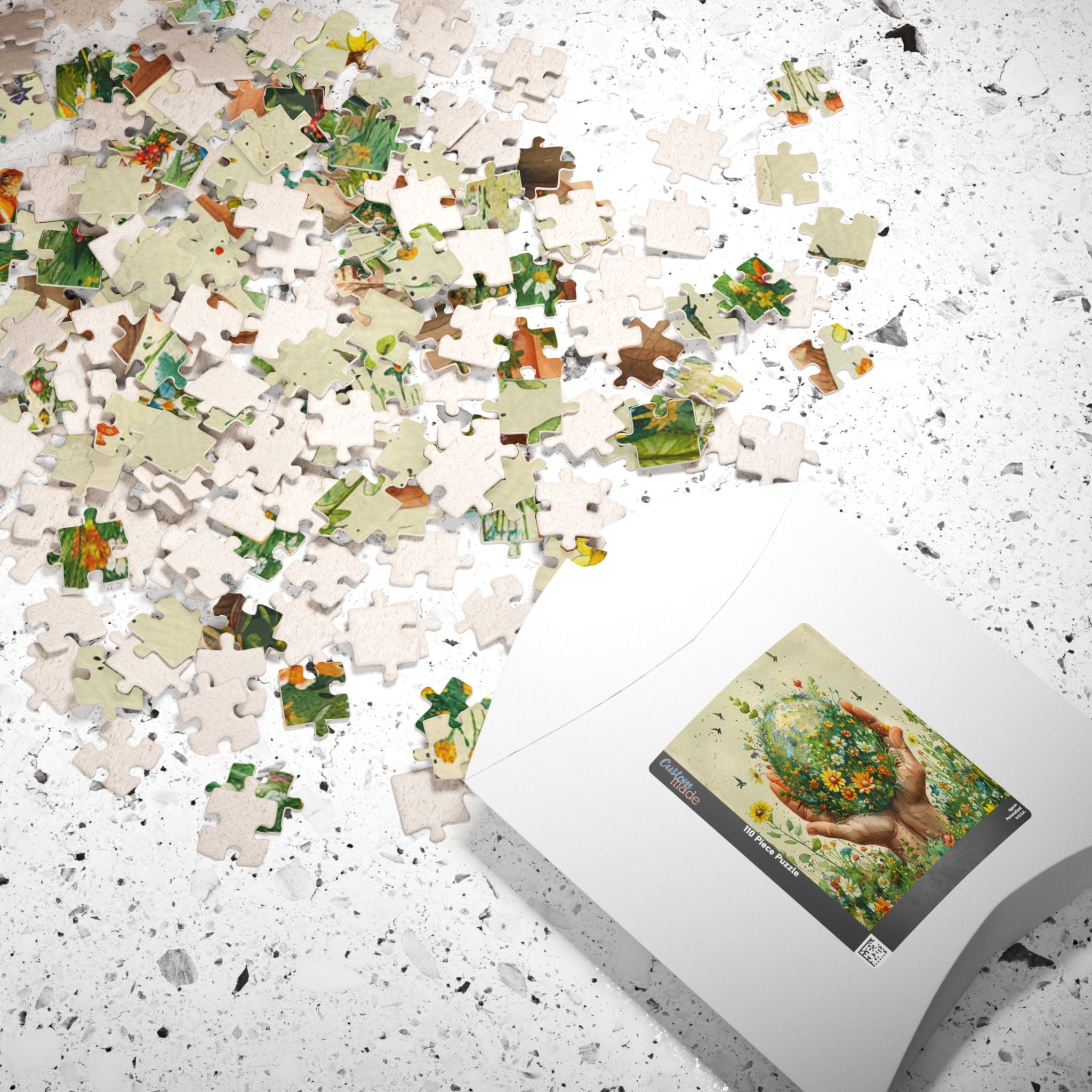 Earth's Botanical Hands Jigsaw Puzzle | Eco-friendly Jigsaw | 110-1014 ...