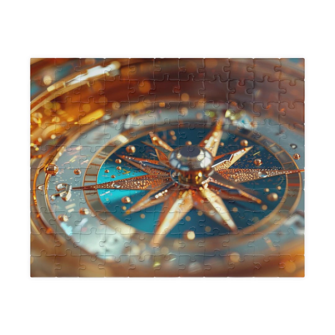 Mystical Compass Jigsaw Puzzle | 110/252/520/1014 Pieces Available ...