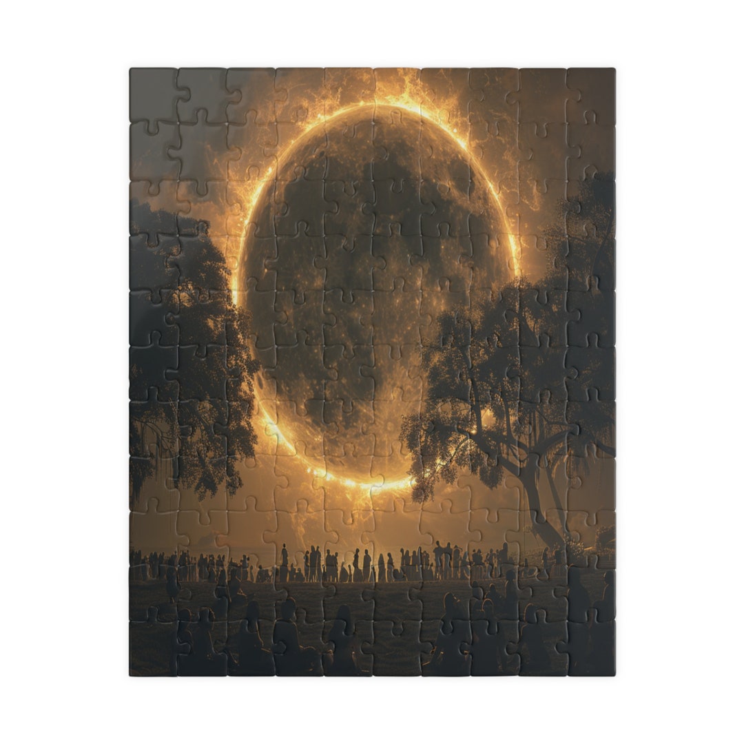 Celestial Eclipse Jigsaw Puzzle | Cosmic Sky & Night-themed | 110/252 ...