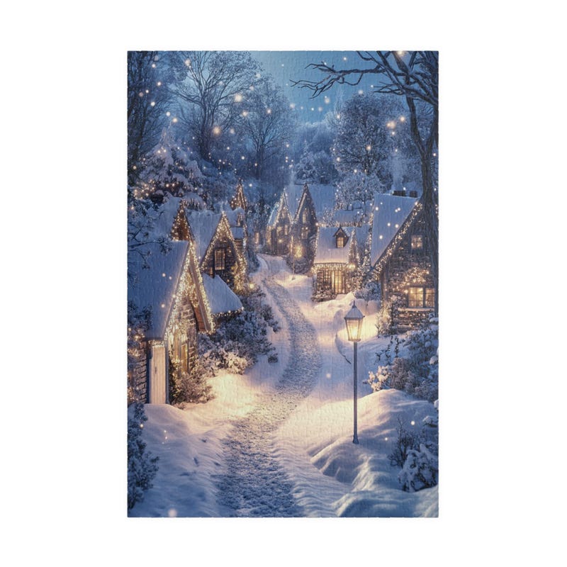 Winter Snow Scene Jigsaw - Etsy UK