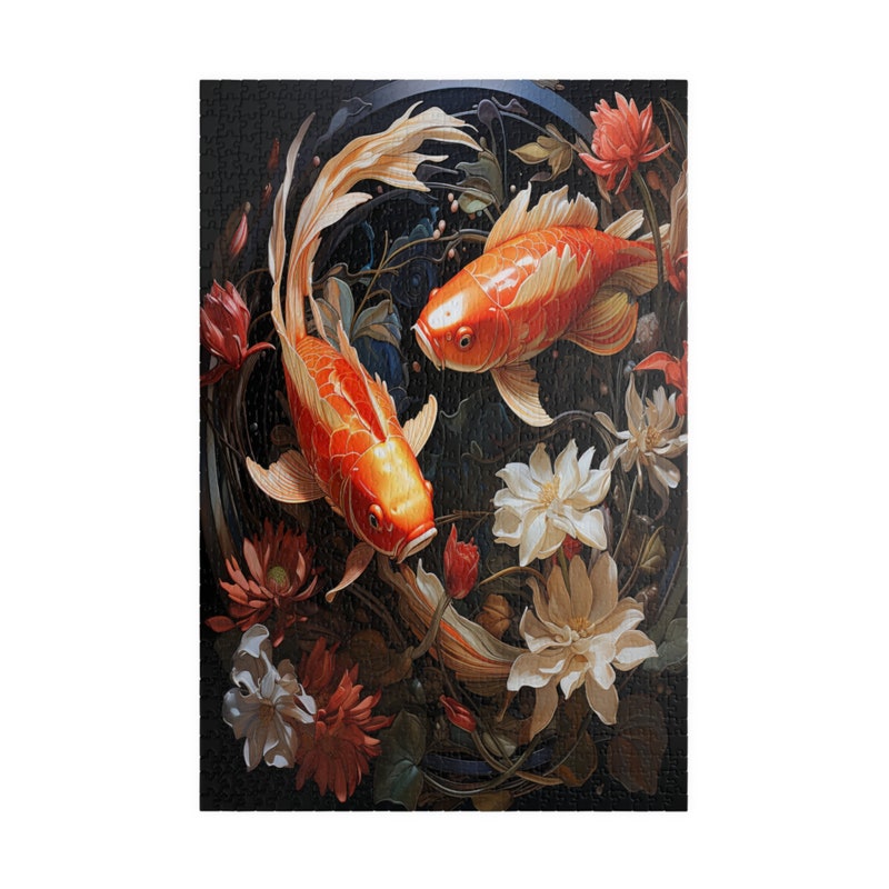 Koi Fish Jigsaw Puzzles - Etsy UK