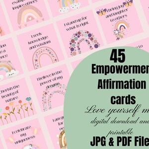 Printable Affirmation Cards | Positive Affirmation Cards ...