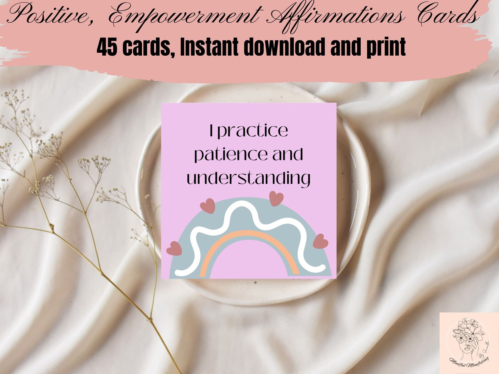 Affirmation Cards Printable Daily Affirmation Cards Positive ...